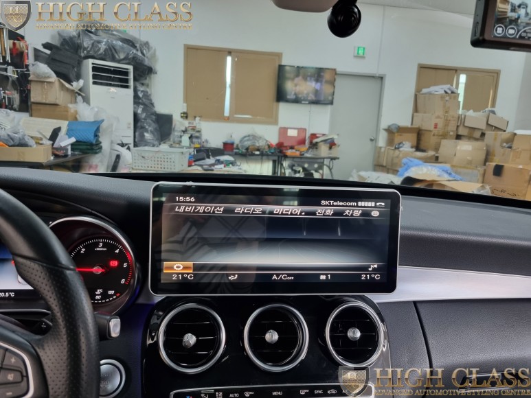 서울 / 벤츠 C클래스 네비게이션 12.3 인치 모니터 M2C 200A PLUS / 서울 강동, 송파, 하남, 광진구 / 강남.송파.서초.동작.강동 – 오카네비