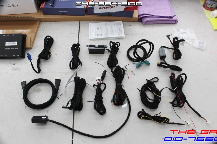 대전.충청 / 벤츠 CLS 네비매립 M2C200A 카블릿 작업 후기 / 대전 유성, 세종, 논산 / 대전 – 오카네비