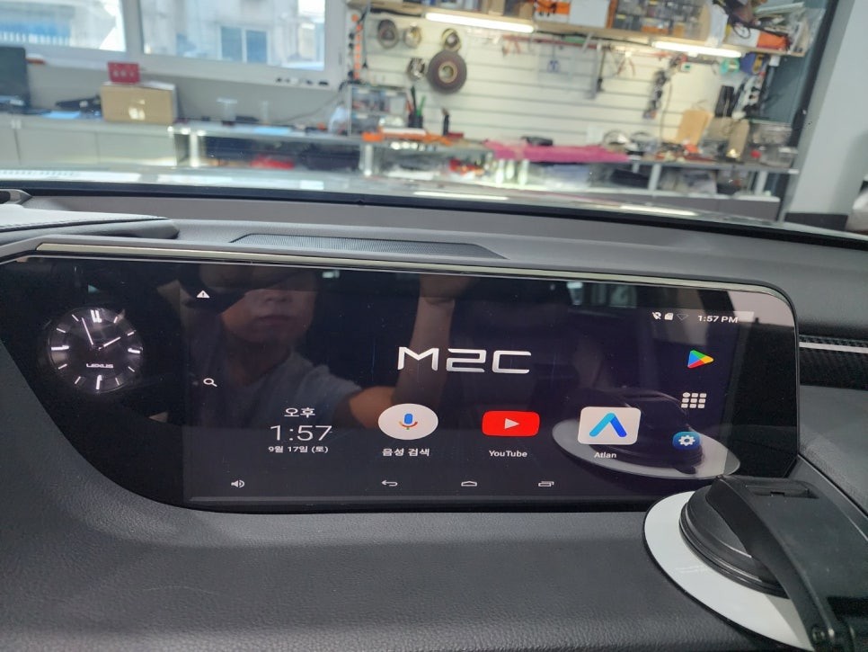 인천 / 렉서스 ES300H M2C200A 안드로이드 올인원 셋탑형 카블릿 매립 / 서구.계양.부평 – 오카네비