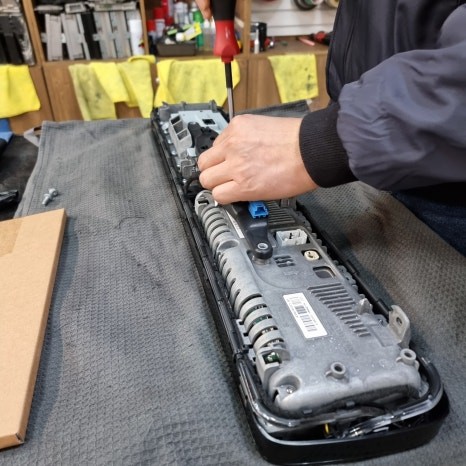 서울 / [티엘오토모빌] 벤츠 W222 S클래스 전기형 S350 블루텍 화면터치 활성화 + M2C-200A 장착 / 광진.성동.동대문.중랑 – 오카네비